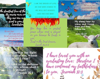 God's Protection Scripture Cards Printable, God's Protection Bible ...