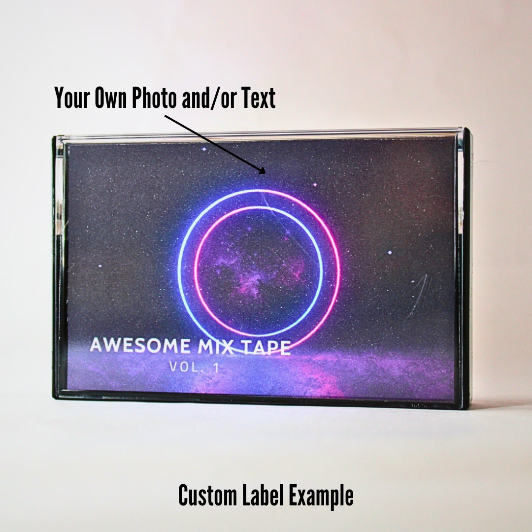 Custom Mixtape Cassettes Personalised Audio Cassette Tape and Custom ...