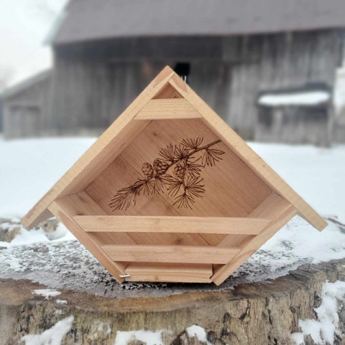 Barred or Great Horned Owl Nesting Box Made of Pine and Cedar - Etsy