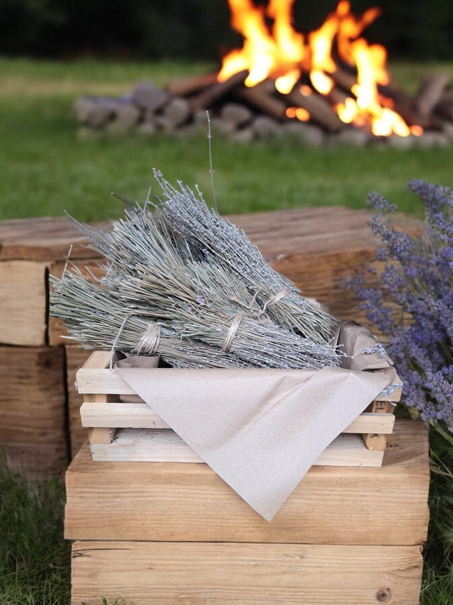 Lavender Fire Starter Bundles – Perfect for Cozy Fires - Etsy