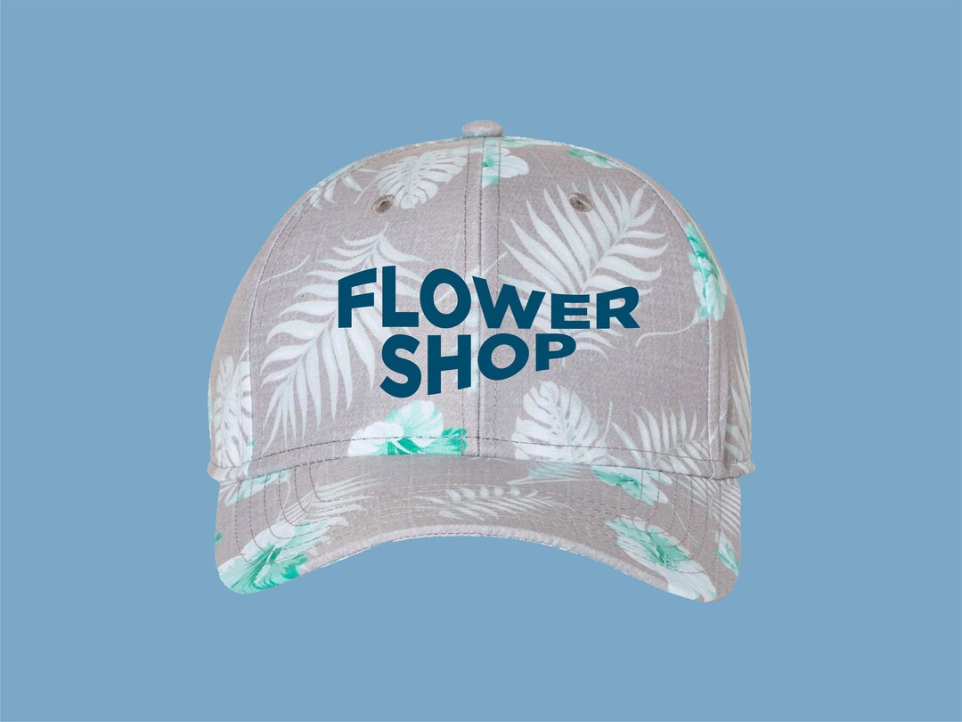CUSTOM TROPICAL BASEBALL Cap, Custom Text Cap, Your Text Tropical Cap ...