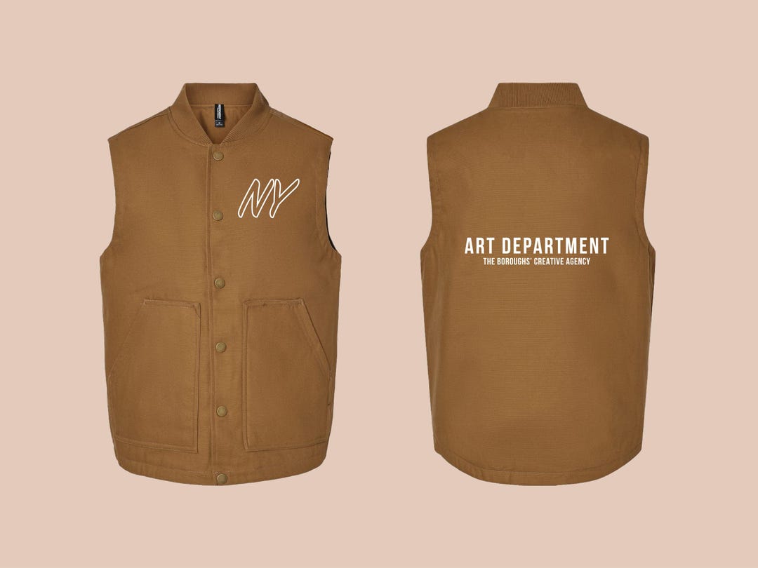 Custom Insulated Canvas Workwear Vest: Personalized Text - Etsy UK
