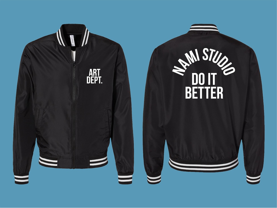 Custom Lightweight Bomber Jacket | Personalized Varsity Windbreaker ...