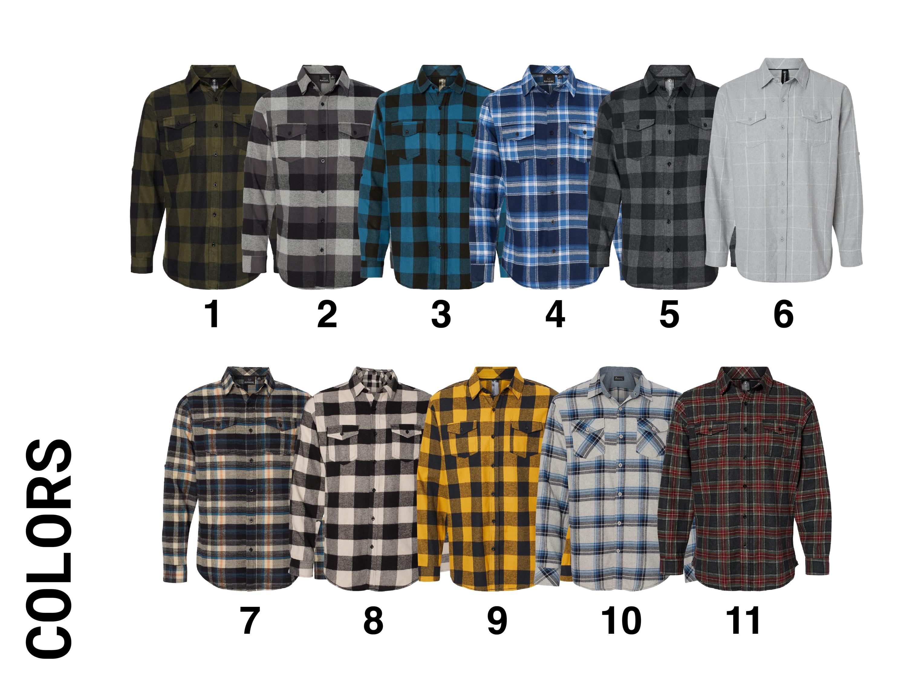 CUSTOM TEXT FLANNEL Shirt | Personalized Apparel | Custom Name Shirt ...