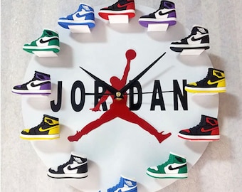 Jordan Wall Clock | Etsy