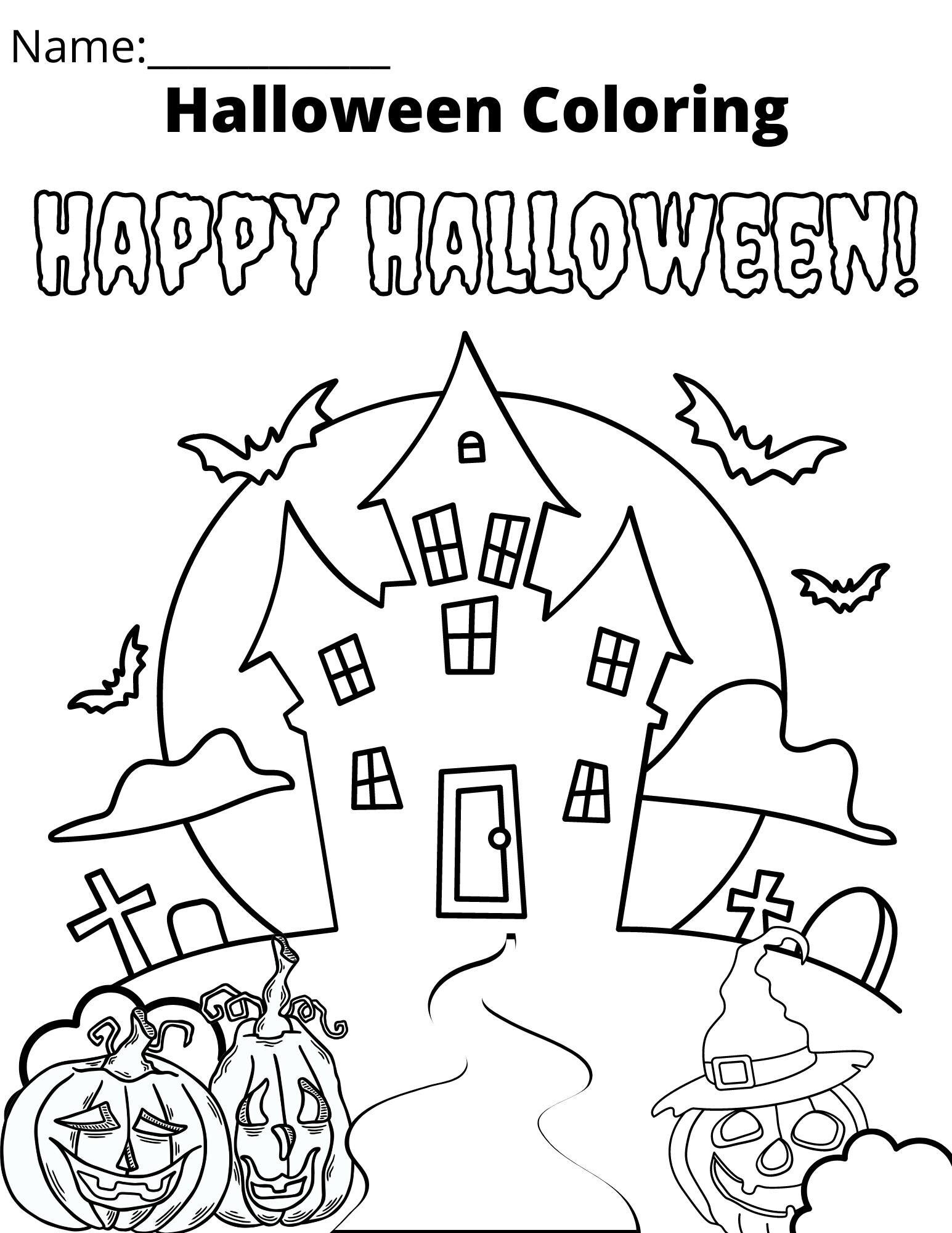 Halloween Preschool-kindergarten Worksheet Packet Template - Etsy
