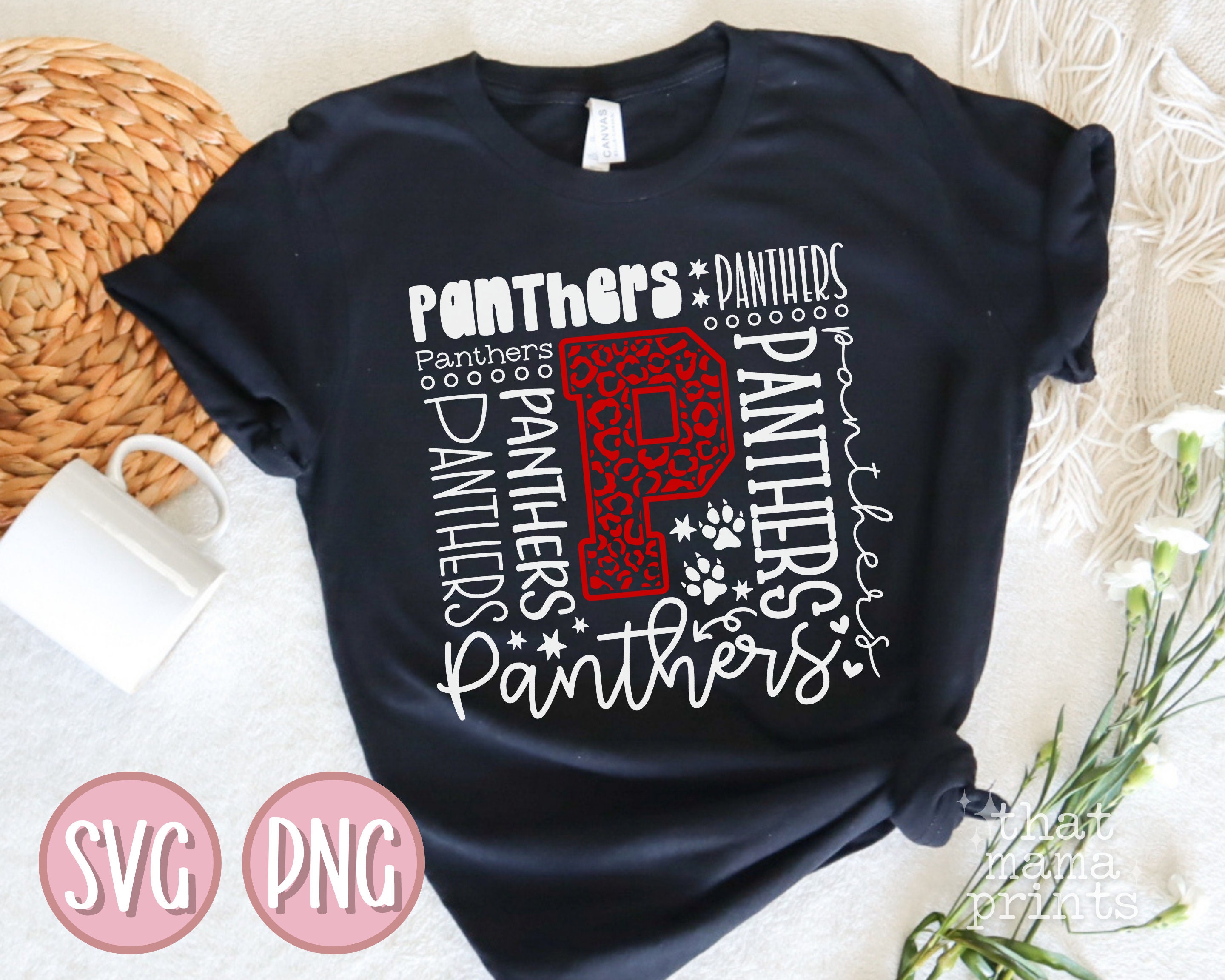 Panthers Svg & PNG, Panthers Typography Svg, Panthers Cheer Svg ...