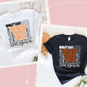Wolfpack SVG PNG, Typography Svg, Wolfpack Cheer, Wolfpack Football Svg ...