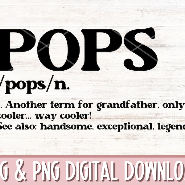 Pops Svg - Etsy
