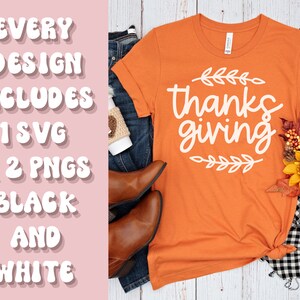 Friendsgiving Thanksgiving SVG & PNG Bundle, Matching Family ...