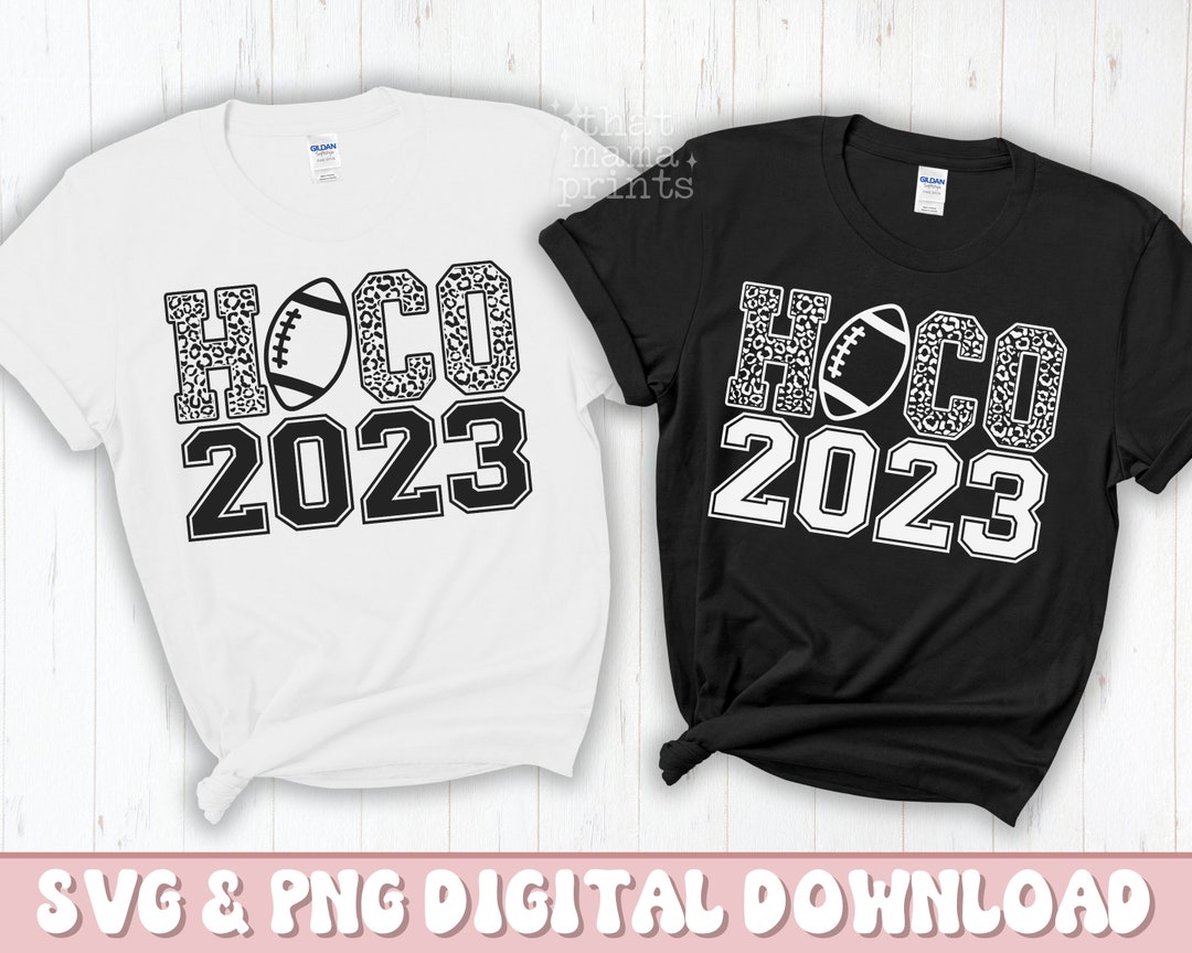 Hoco 2023 SVG & PNG, Homecoming 2023 SVG, Leopard Print Svg, Reunion ...
