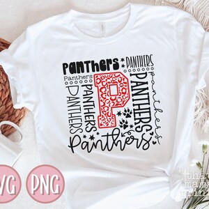 Panthers Svg & PNG, Panthers Typography Svg, Panthers Cheer Svg ...