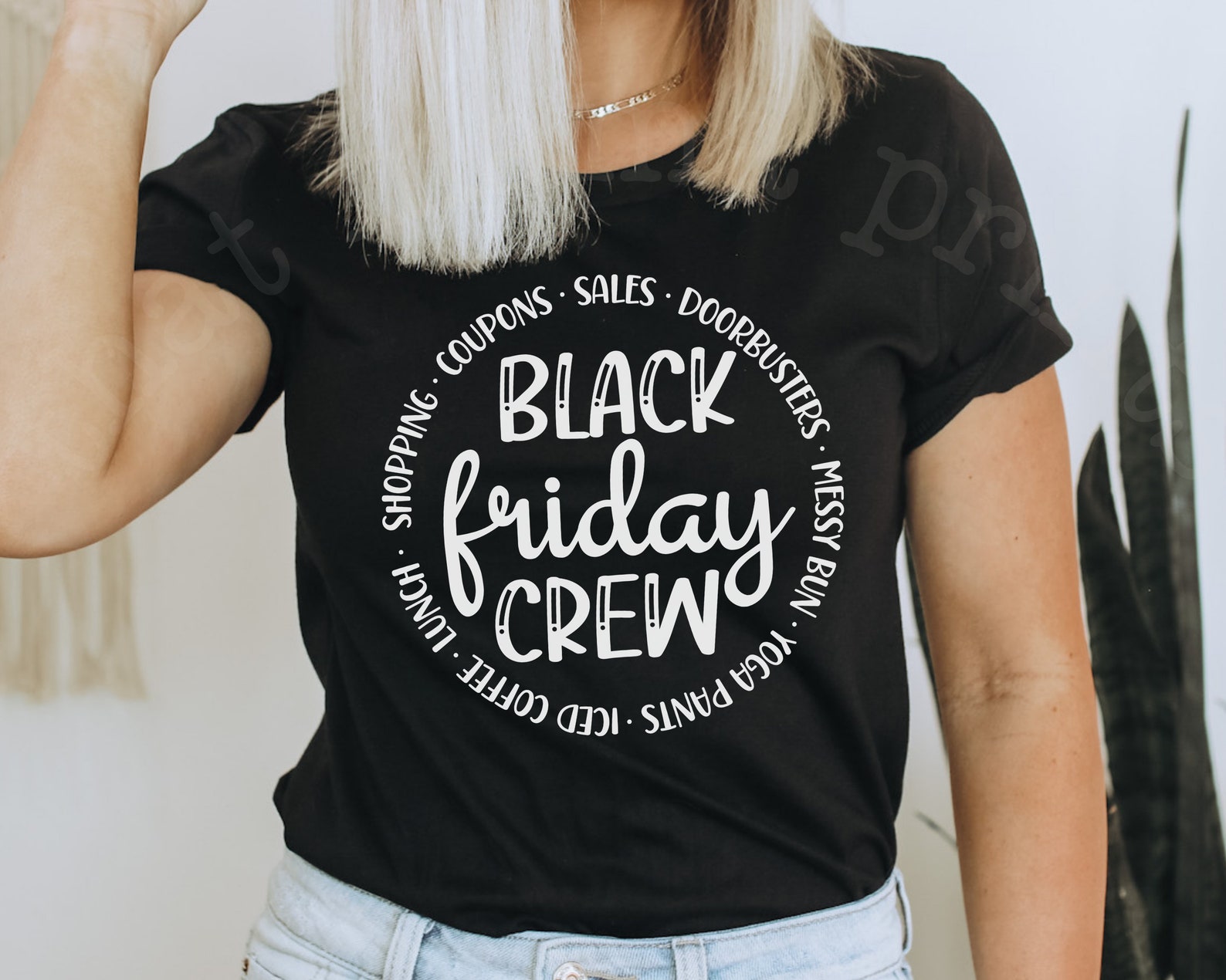 Black Friday Crew SVG & PNG Matching Black Friday Shopping - Etsy