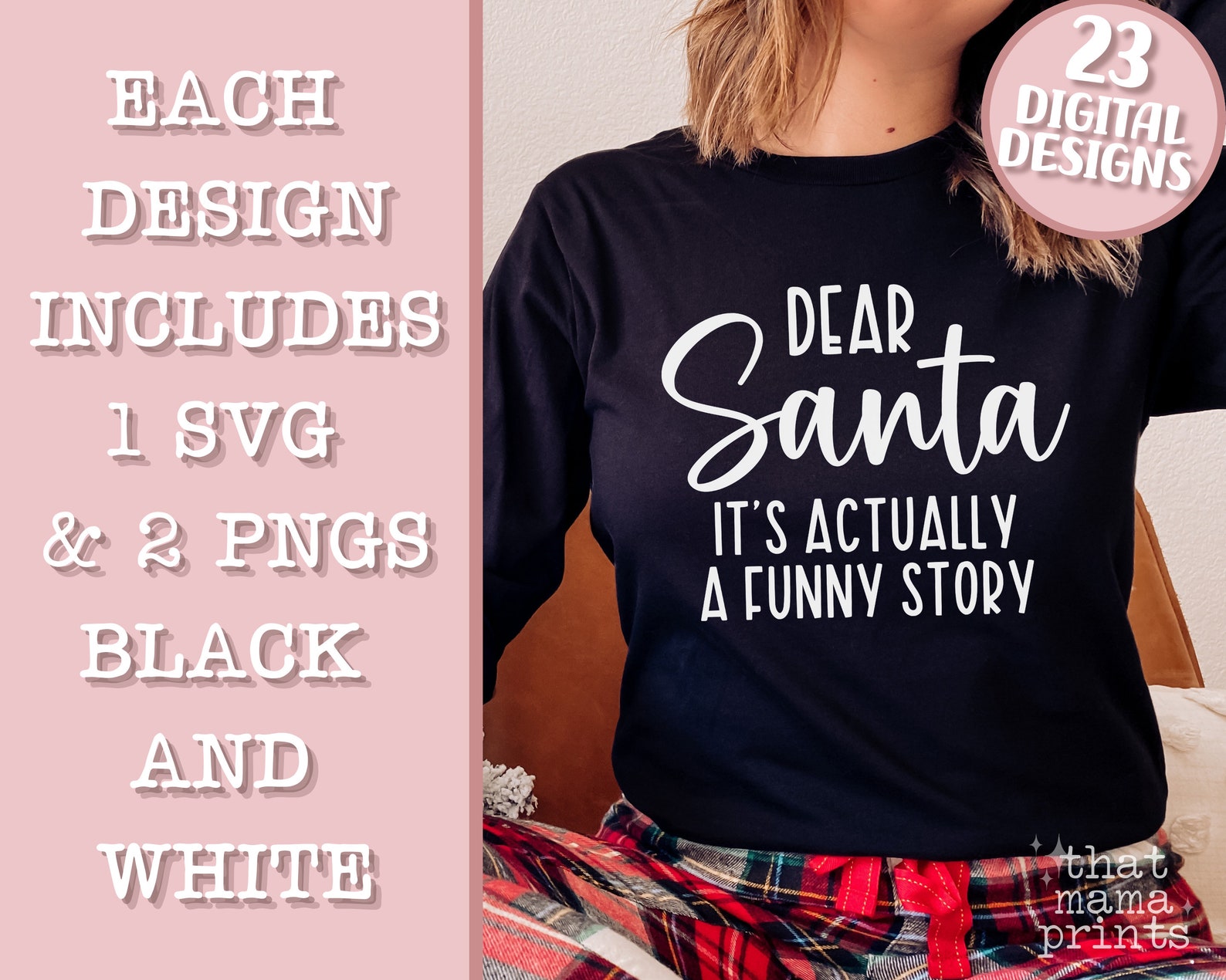 Dear Santa SVG & PNG Bundle Family Christmas Shirt SVG - Etsy