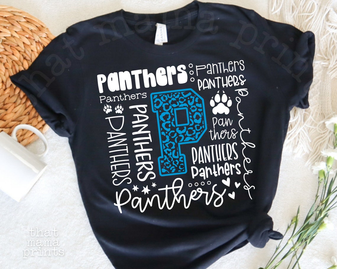Panthers Svg & PNG Panthers Typography Svg Panthers Cheer - Etsy