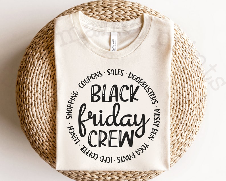 Black Friday Crew SVG & PNG Matching Black Friday Shopping - Etsy