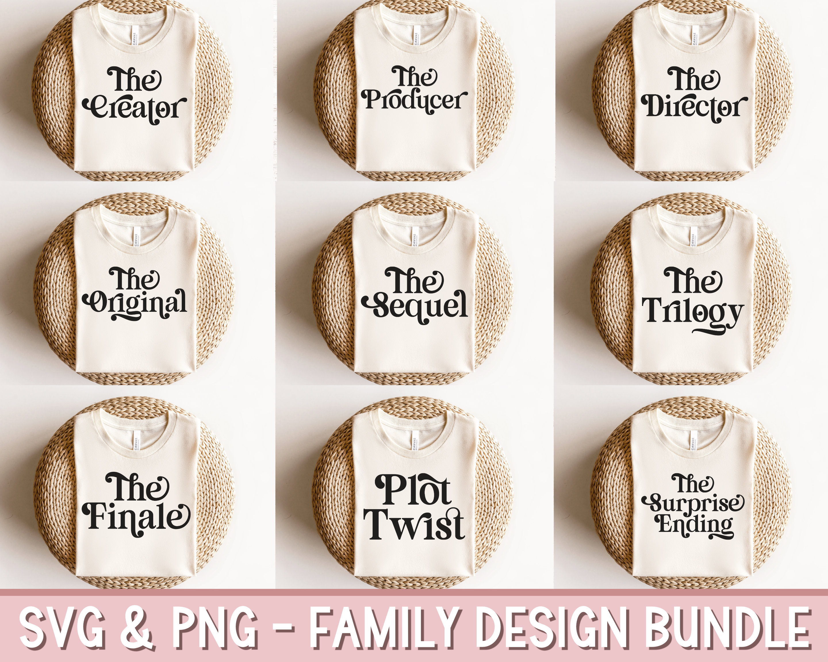 Siblings Shirt Bundle SVG PNG, Original Sequel Finale Plot Twist ...
