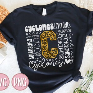 Cyclones Svg & PNG, Cyclones Typography Svg, Cyclones Cheer Svg ...