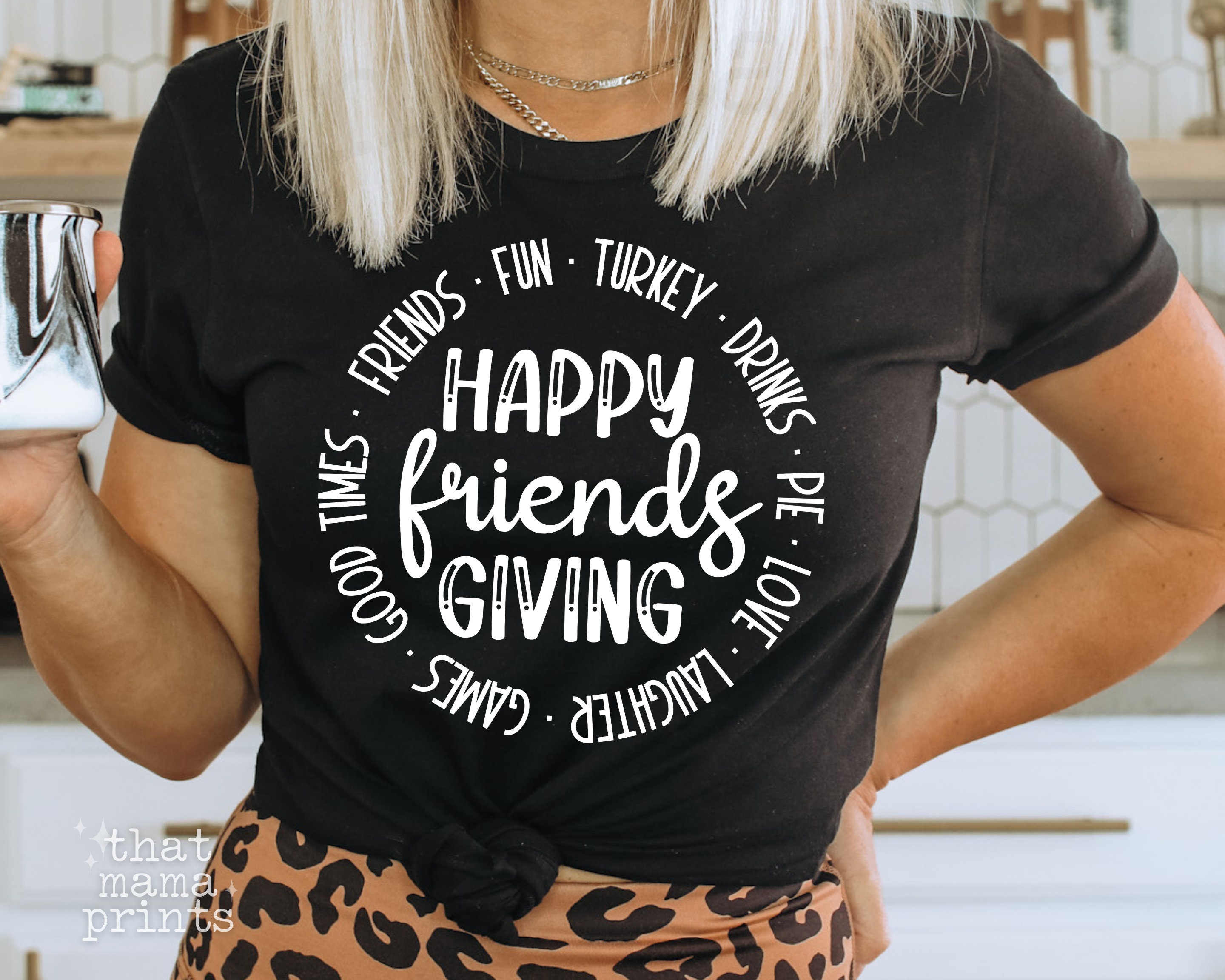 Friendsgiving SVG & PNG Friends Thanksgiving SVG - Etsy