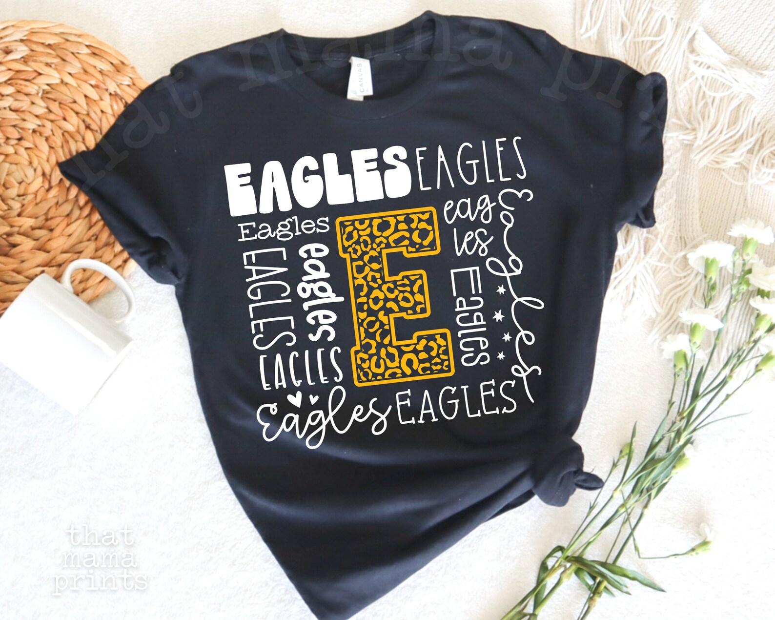 Eagles SVG & PNG Eagles Typography Svg Eagles Cheer Svg - Etsy
