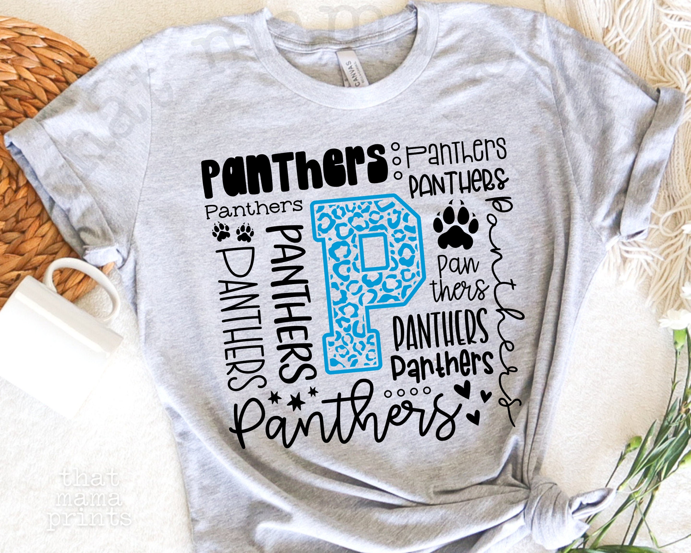 Panthers Svg & PNG Panthers Typography Svg Panthers Cheer - Etsy