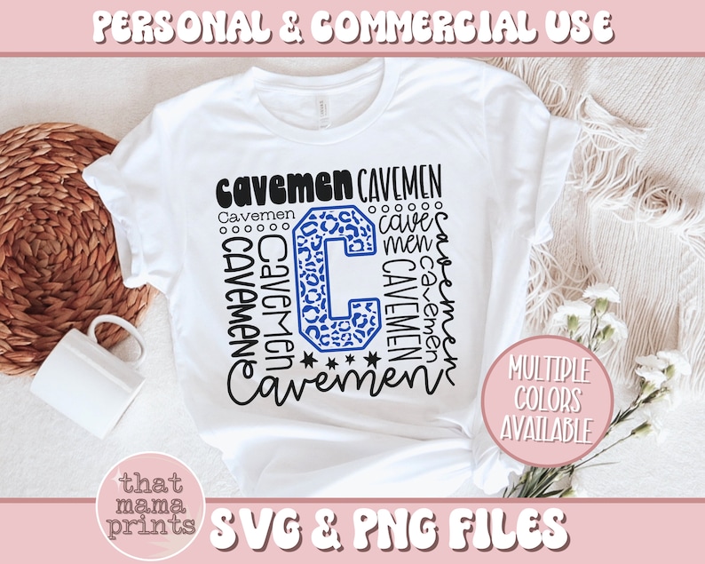 Cavemen SVG PNG, Cavemen Typography Svg, Cavemen Cheer Svg, Cavemen ...