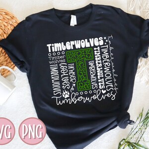 Timberwolves SVG PNG, Timberwolves Cheer Svg, Timberwolves Football Svg ...