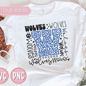 Wolves SVG & PNG, Wolves Typography Svg, Wolves Cheer Svg, Wolves ...