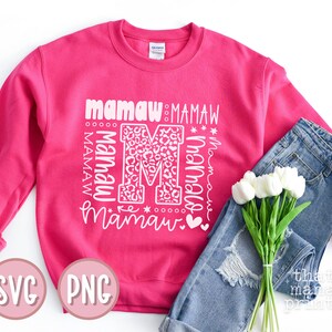 Mamaw SVG & PNG, Mothers Day Svg, Mamaw Typography Svg, Mamaw Shirt Svg ...