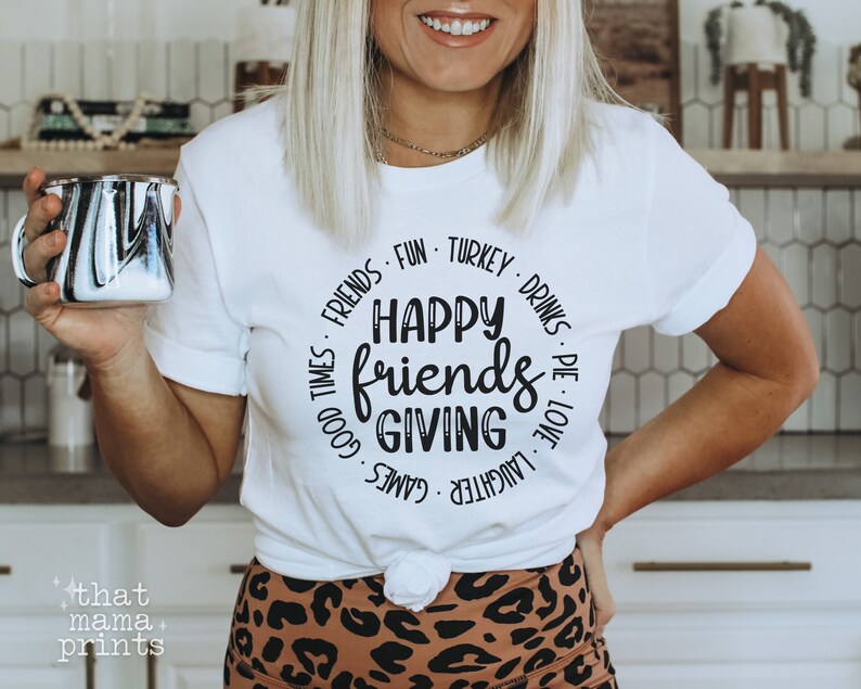 Friendsgiving SVG & PNG Friends Thanksgiving SVG - Etsy