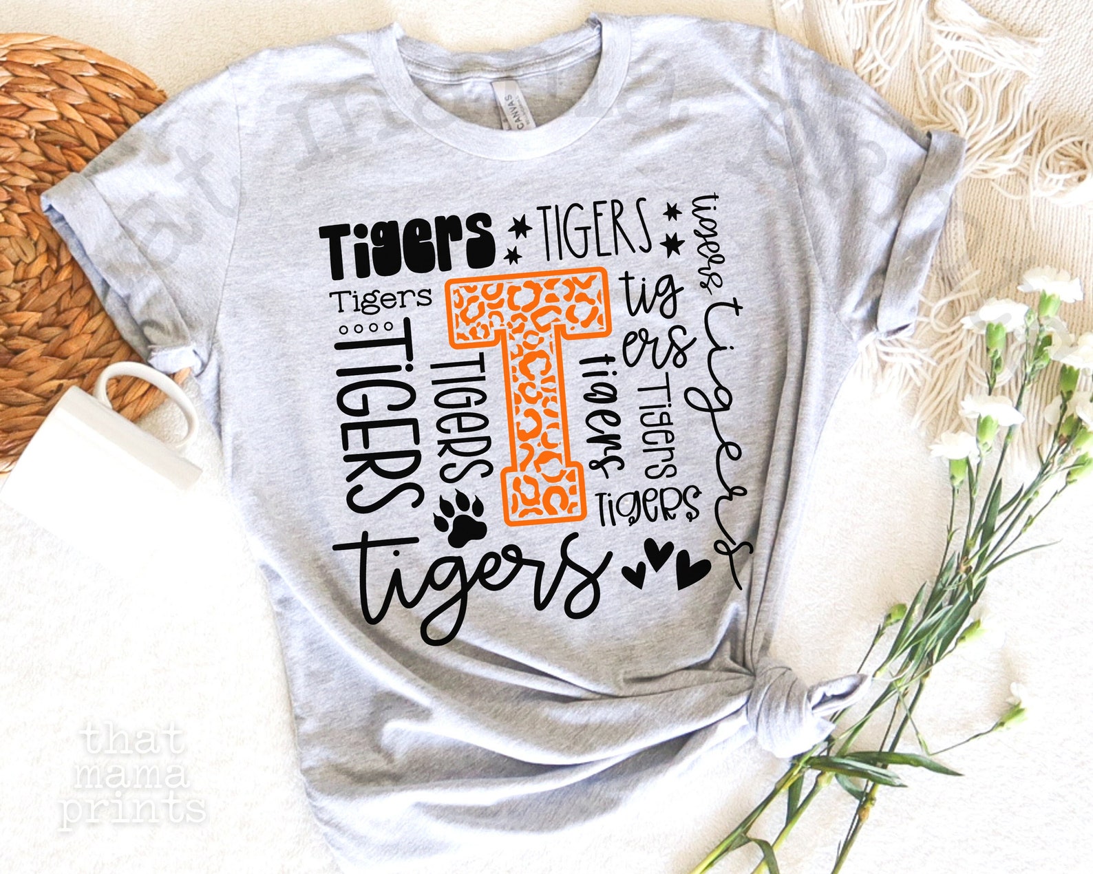 Tigers Svg & PNG Tigers Typography Svg Tigers Cheer Svg - Etsy