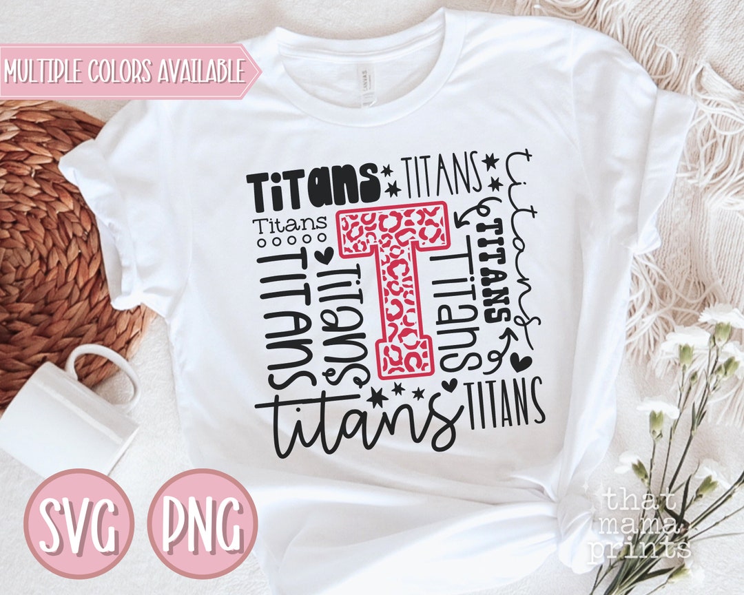 Titans SVG & PNG, Typography Svg, Titans Cheer Svg, Titans Football Svg ...