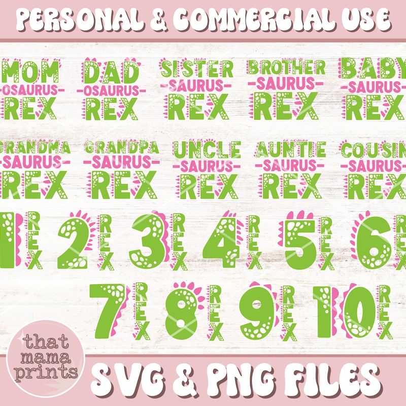 One a Saurus Girl Png - Etsy