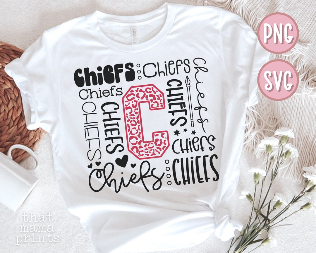 Chiefs Svg & PNG Chiefs Typography Svg Chiefs Cheer Svg - Etsy