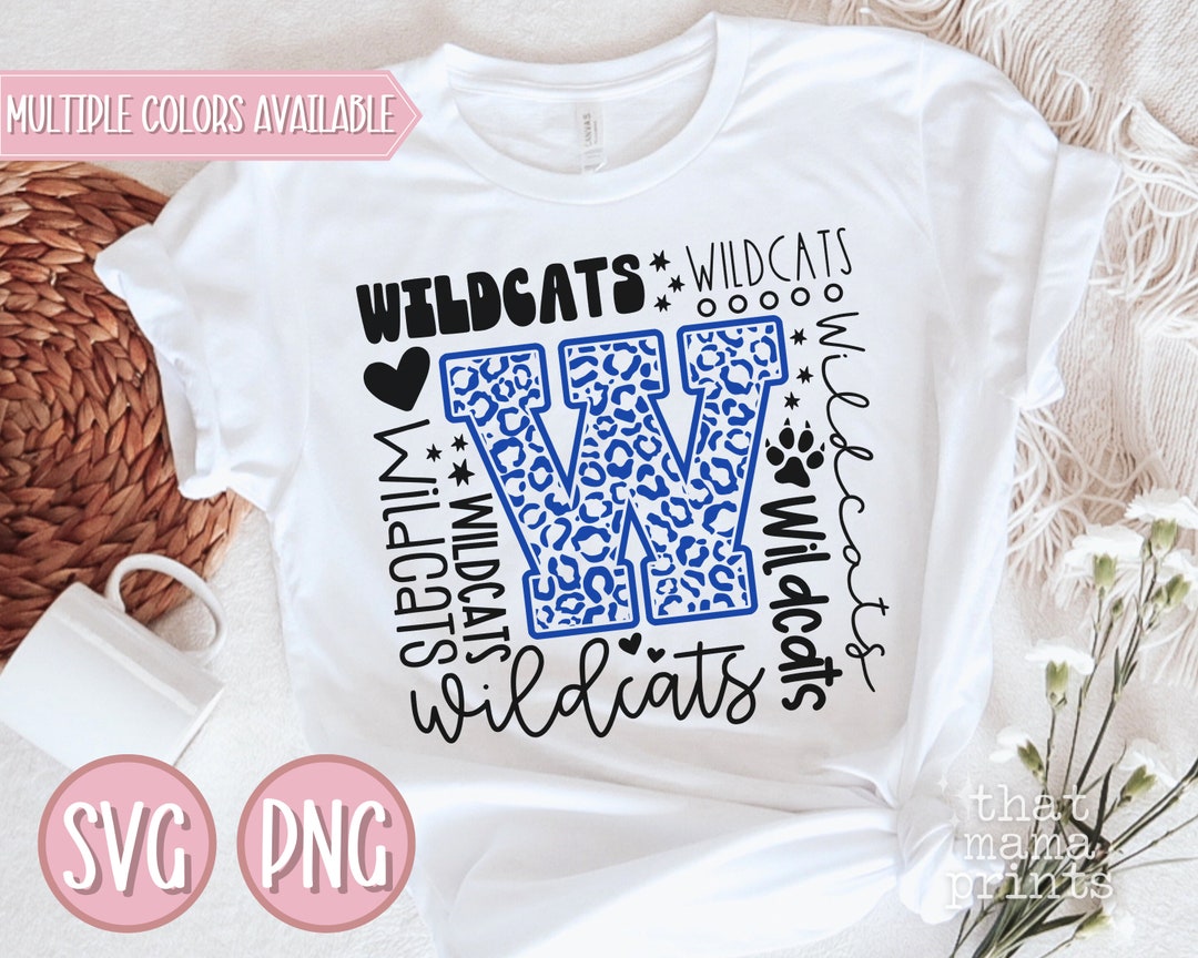 Wildcats Svg & PNG, Typography Svg, Wildcats Cheer Svg, Wildcats ...