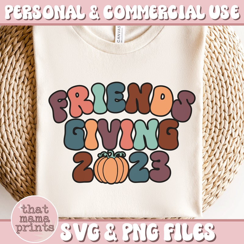Friendsgiving Svg - Etsy