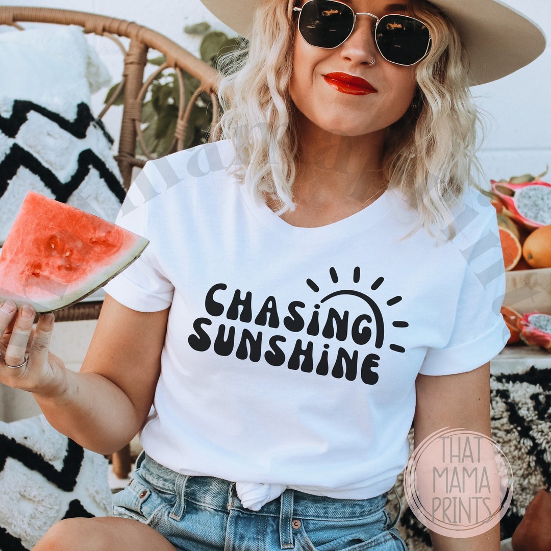 Chasing Sunshine SVG & PNG, Sunshine Chaser Svg, Summer Svg, Lake Vibes ...