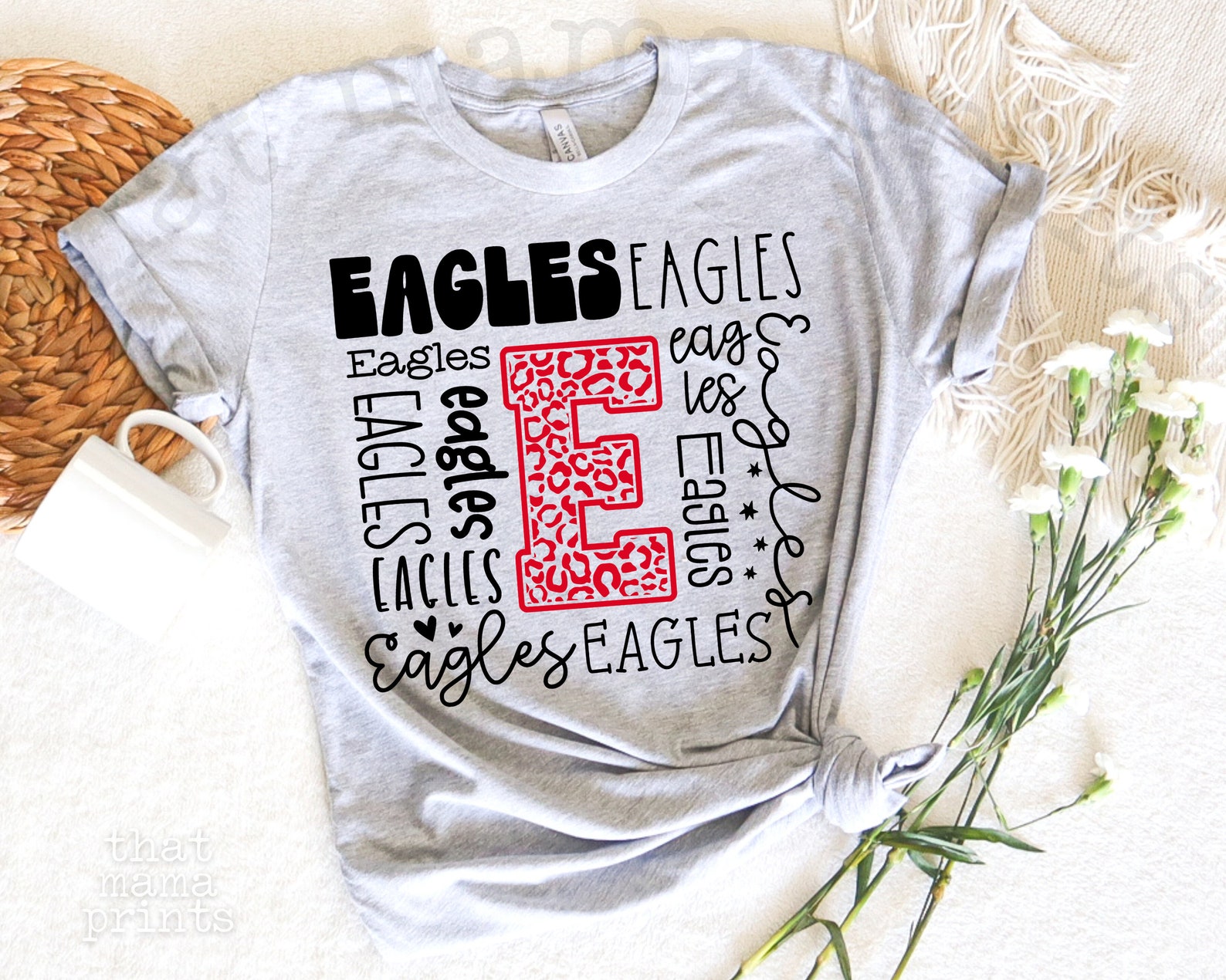 Eagles SVG & PNG Eagles Typography Svg Eagles Cheer Svg - Etsy