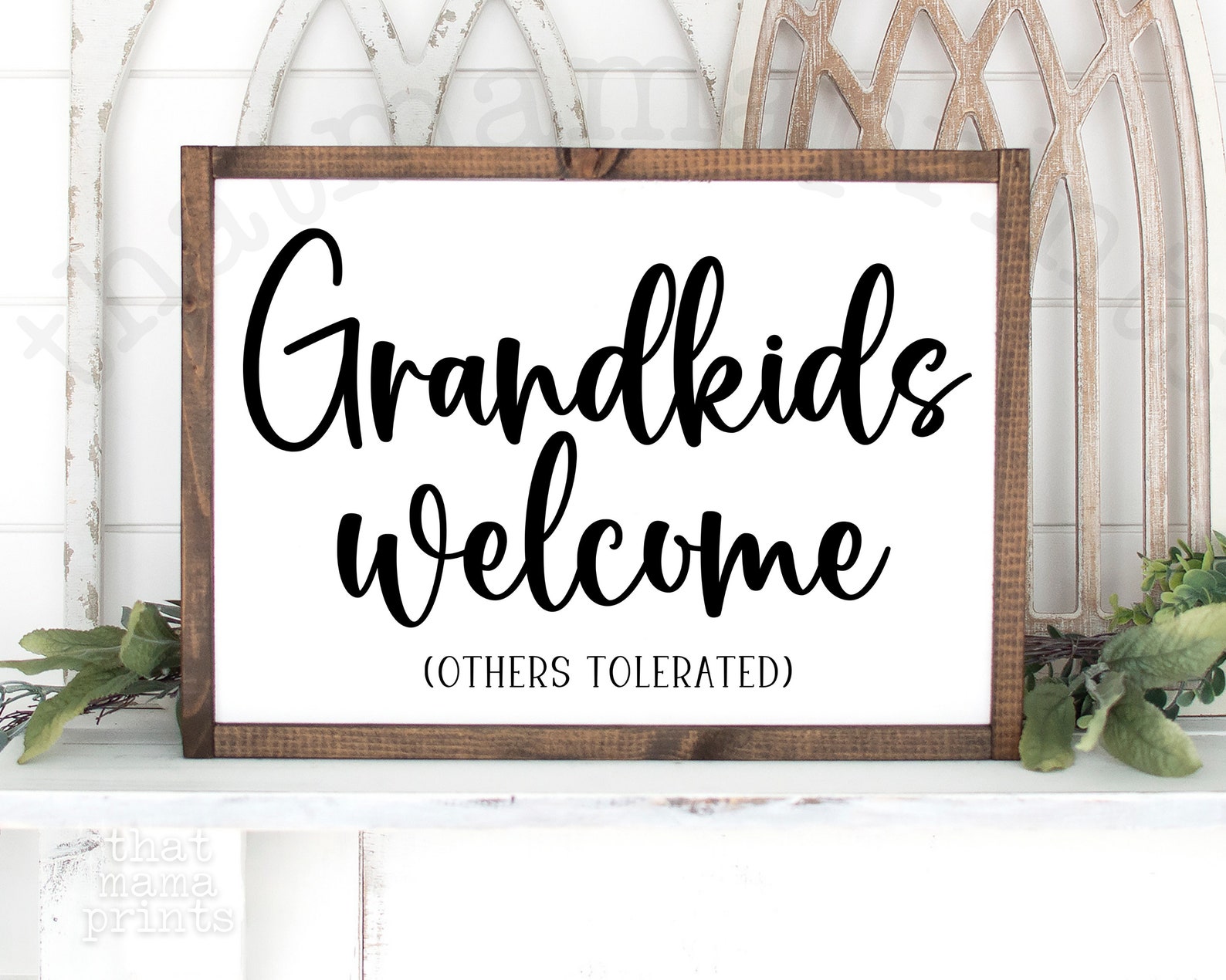 Grandkids Welcome Sign SVG & PNG Grandparents Welcome Sign - Etsy