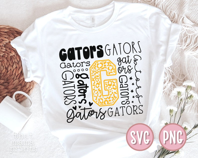 Gators Svg & PNG, Typography Svg, Gators Cheer Svg, Gators Football Svg ...