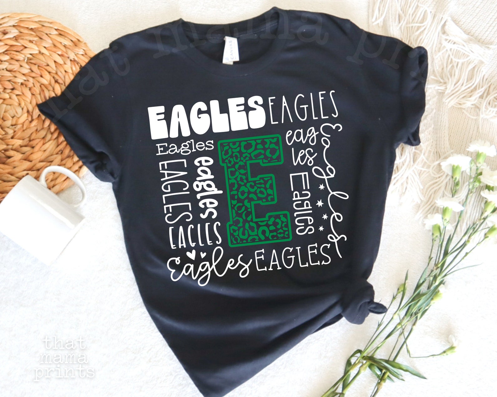 Eagles SVG & PNG Eagles Typography Svg Eagles Cheer Svg - Etsy