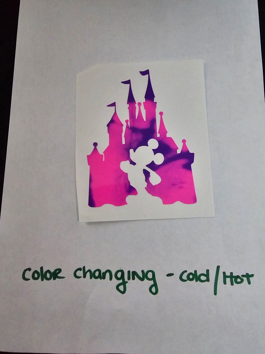 Disney Color Changing Vinyl Decal - Etsy