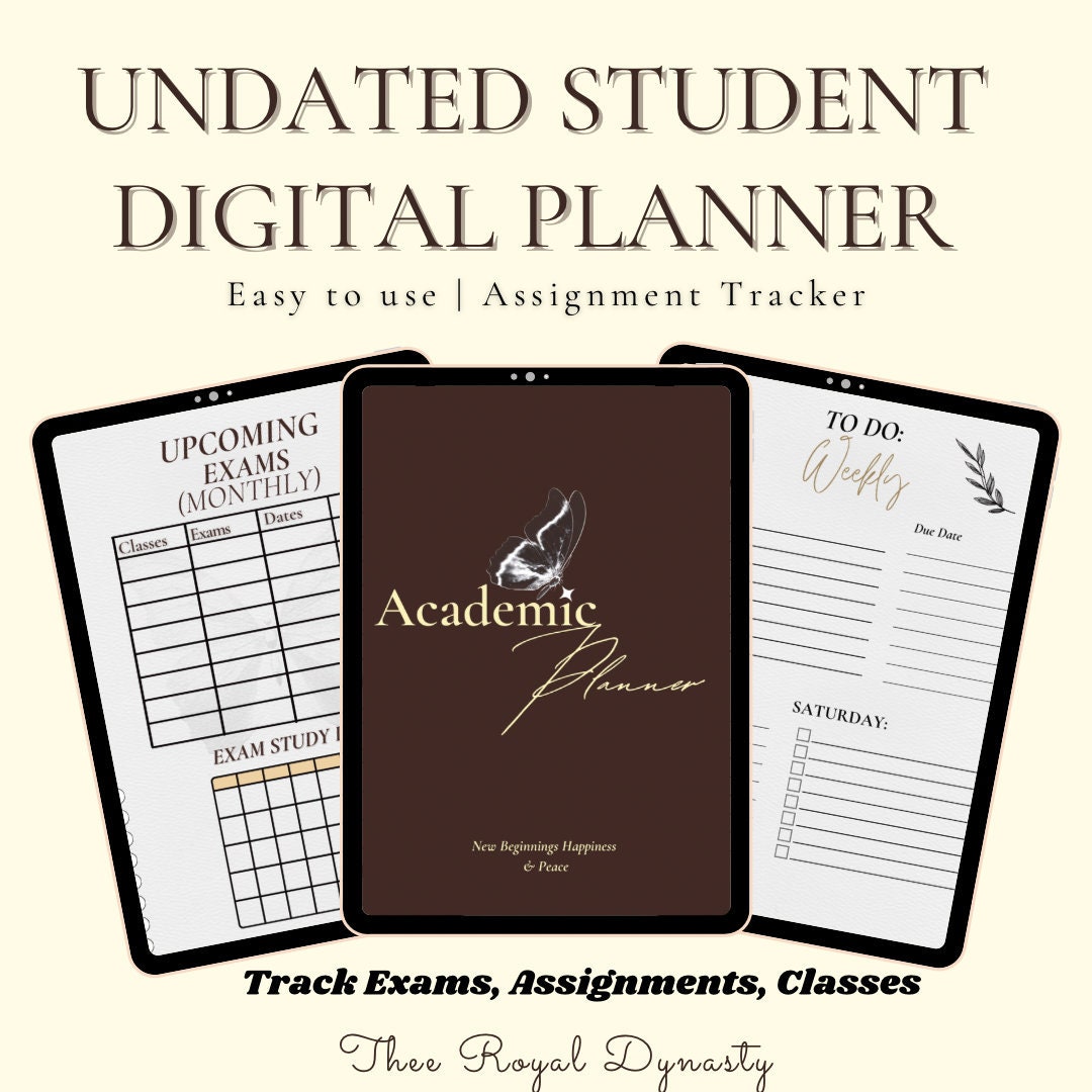 2024 Student Digital Planner Goodnotes Planner, Easy to Use Planner ...