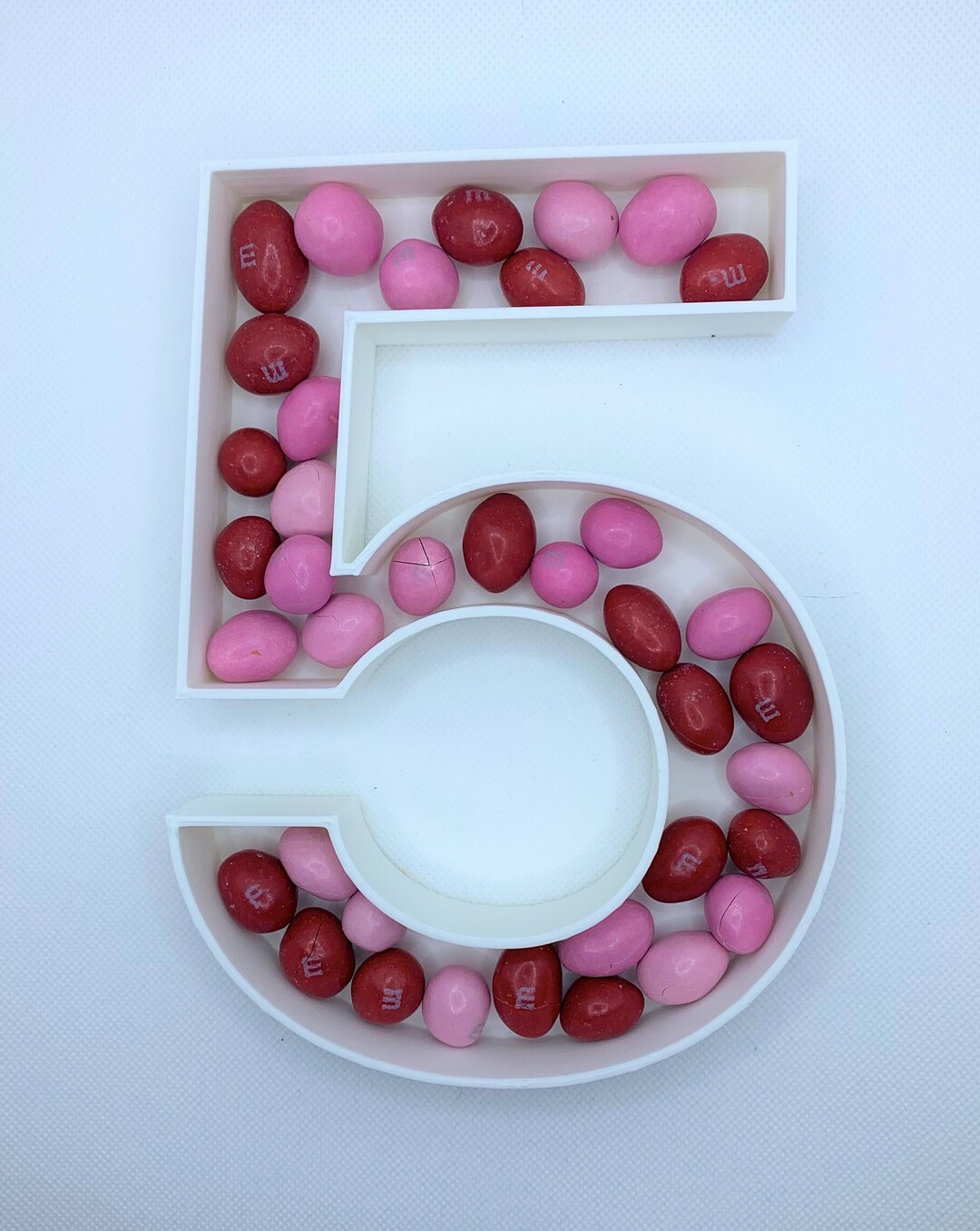 Custom Fillable Number Box for Treats, Snacks, Candy, Charcuterie ...