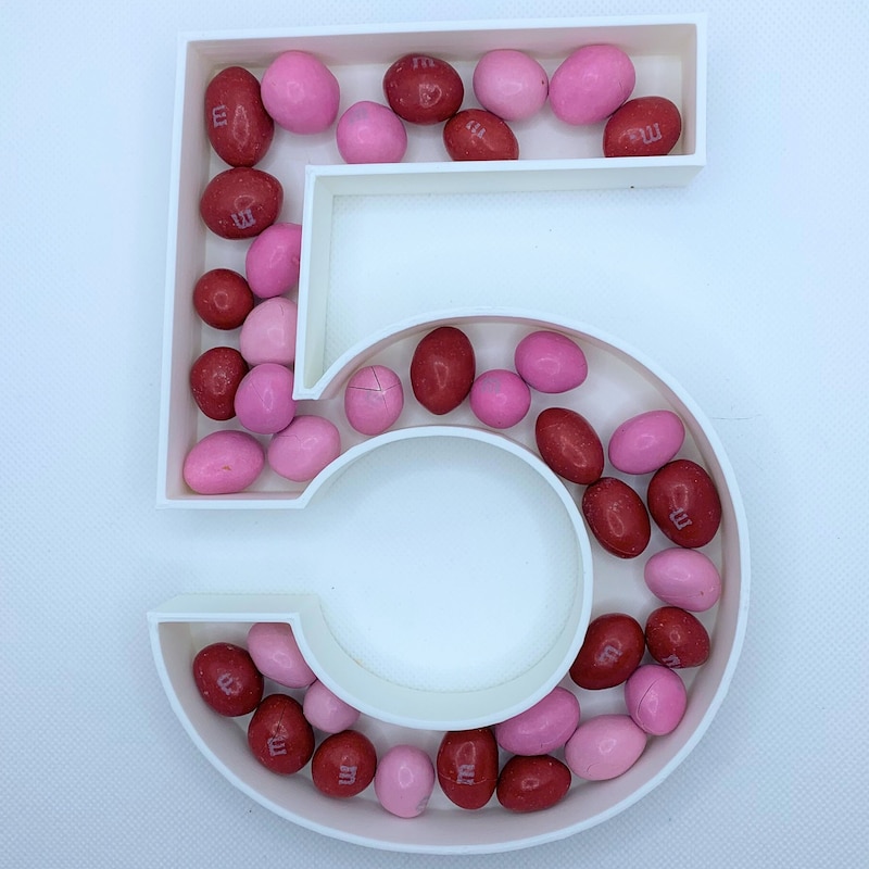 Number Tray Display Etsy 