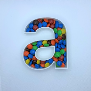 Custom Fillable Letter Box for Treats, Snacks, Candy, Charcuterie ...