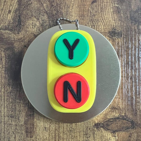 Bluey Yes No Button - Etsy