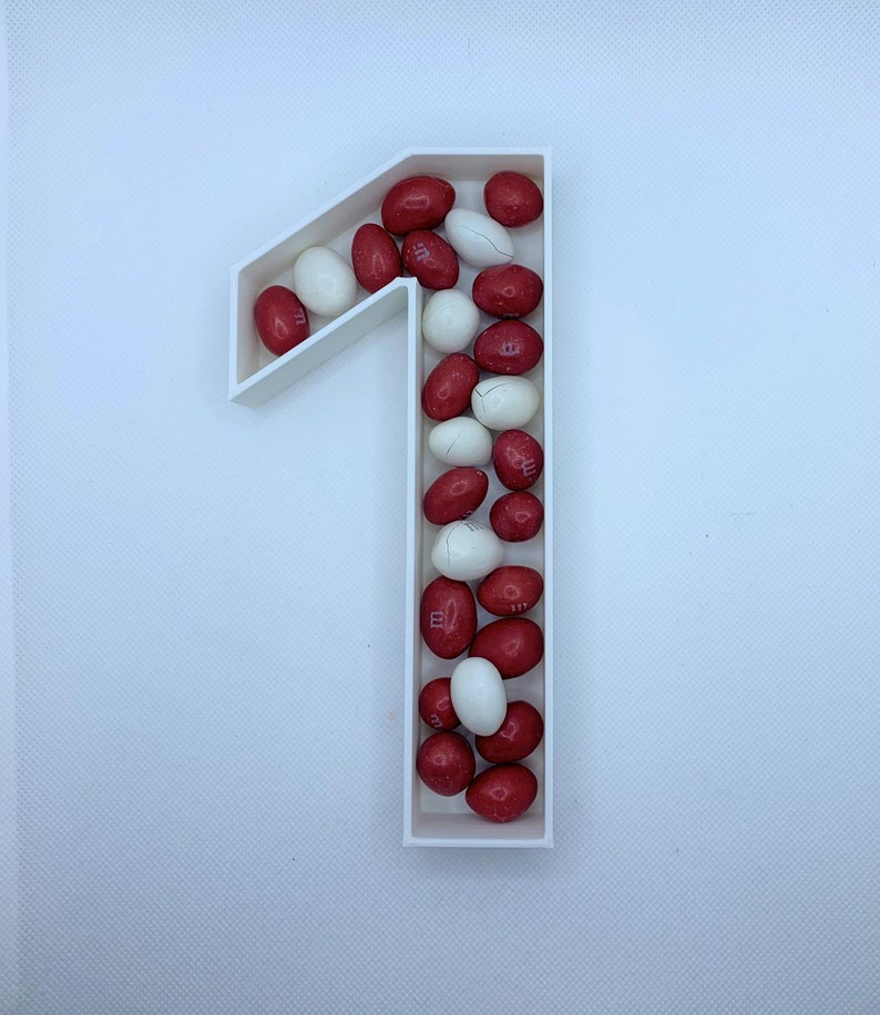 Custom Fillable Number Box for Treats Snacks Candy - Etsy India
