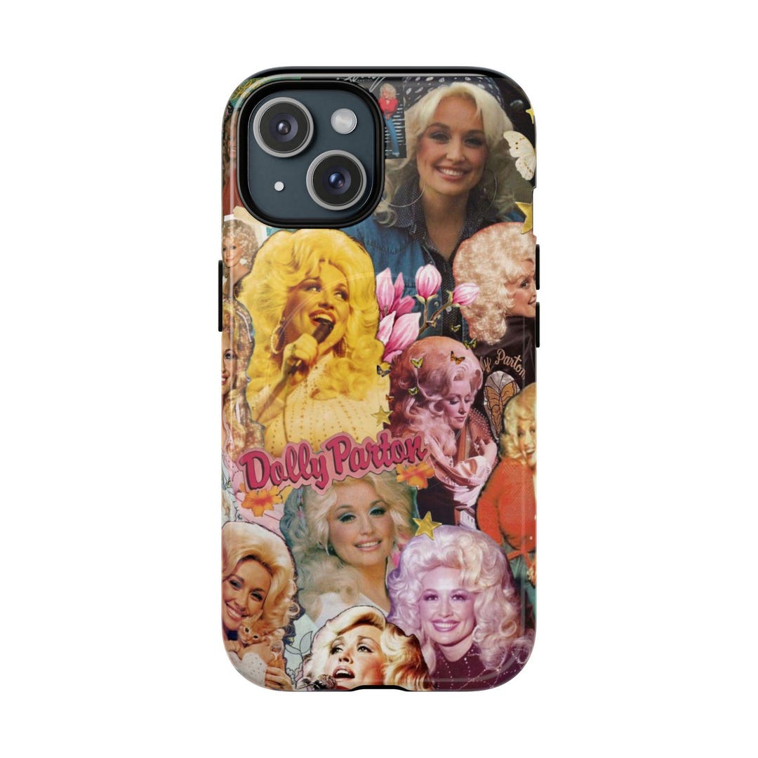 Magsafe Dolly Collage Country Singer iPhone Case Tough Magnetic Cases ...