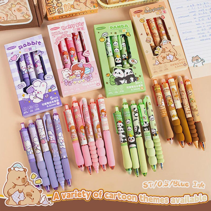 Animal Erasable Pens - Etsy UK